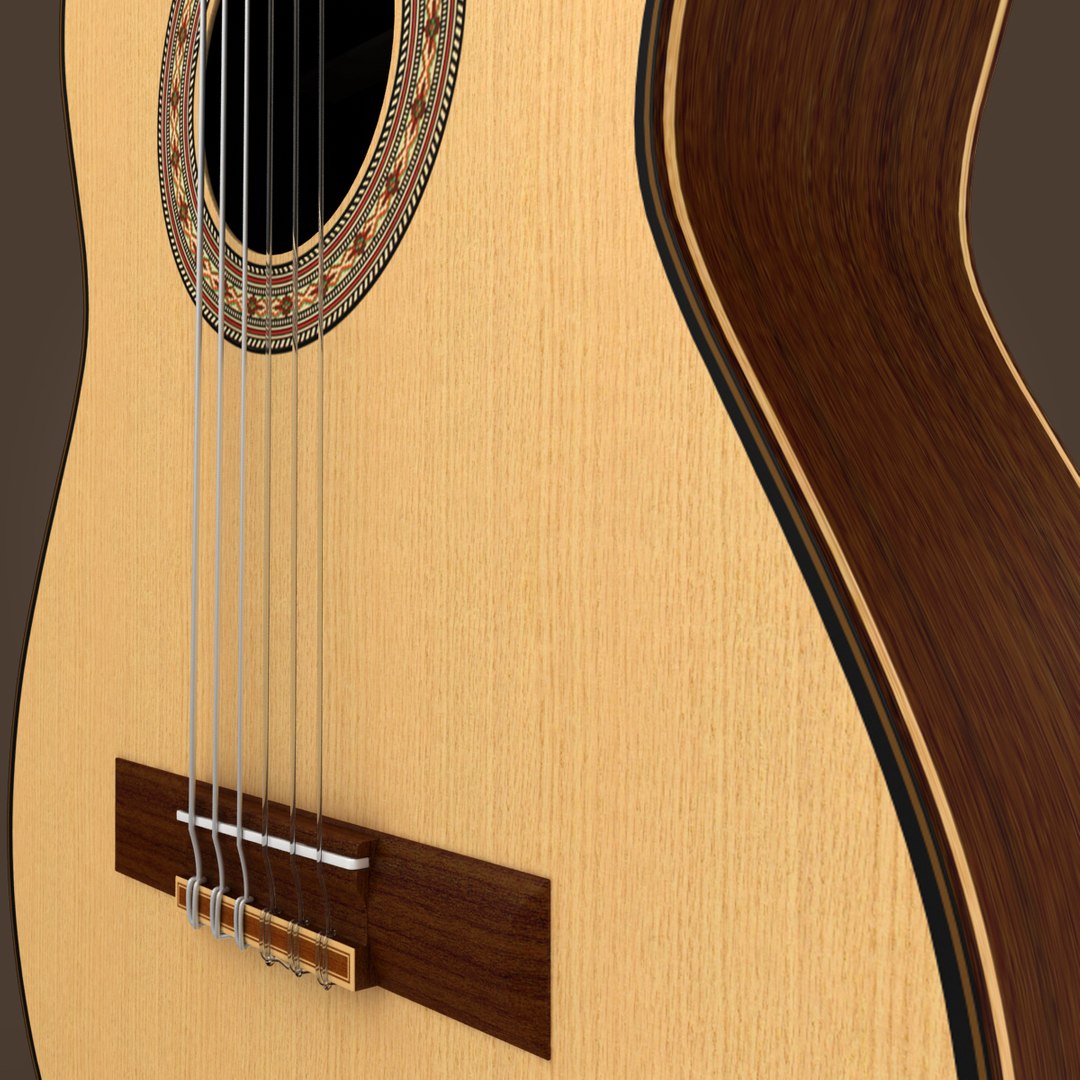 3d Classical Guitar