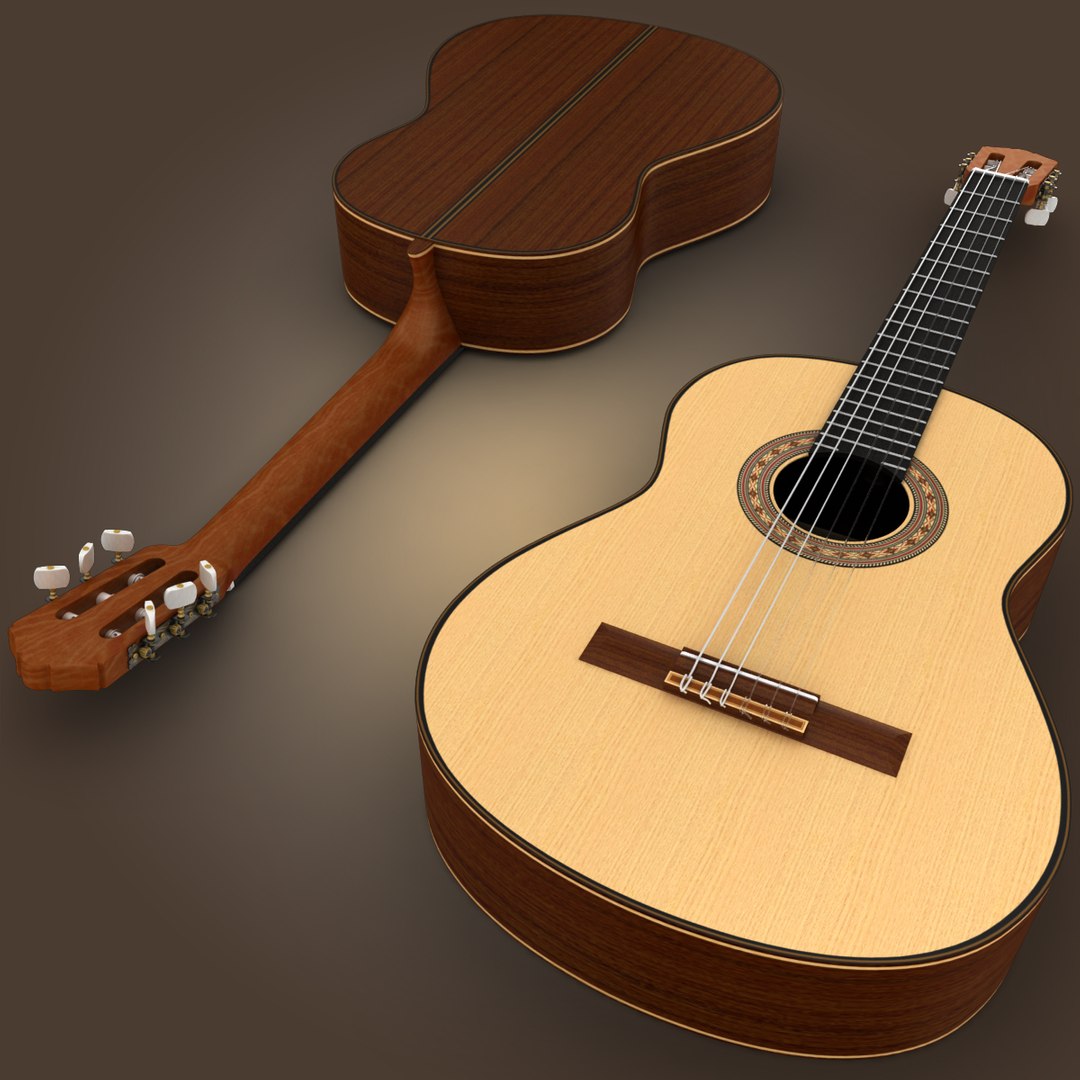 3d Classical Guitar
