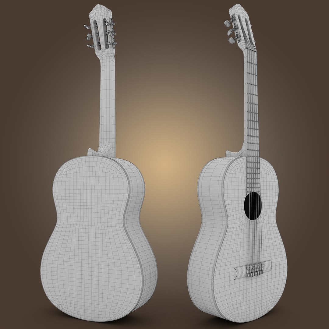 3d Classical Guitar