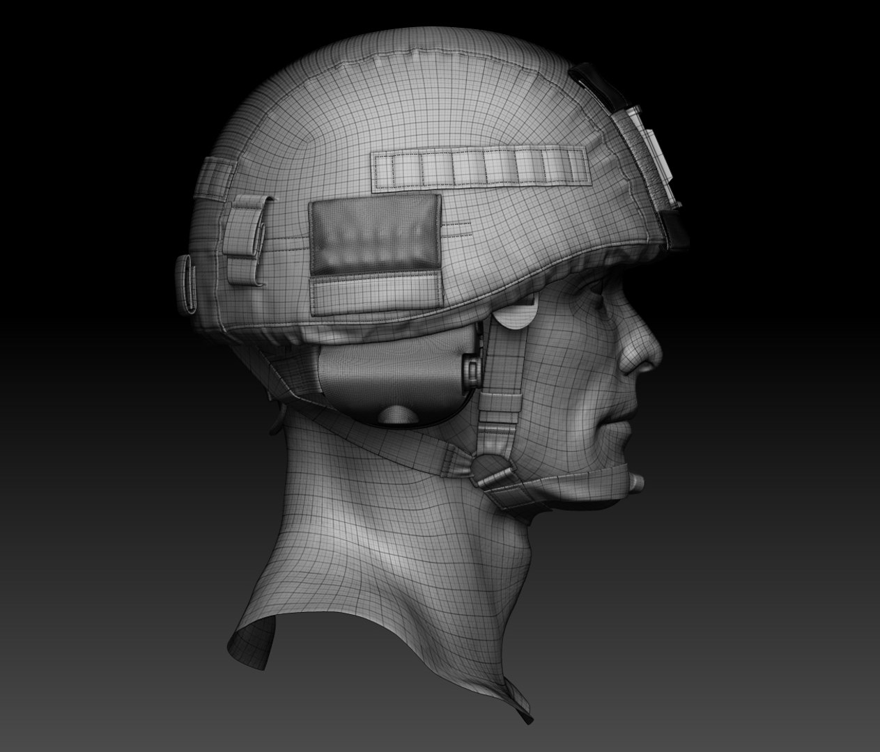 Russian Special Forces Helmet 3D Model - TurboSquid 1216008