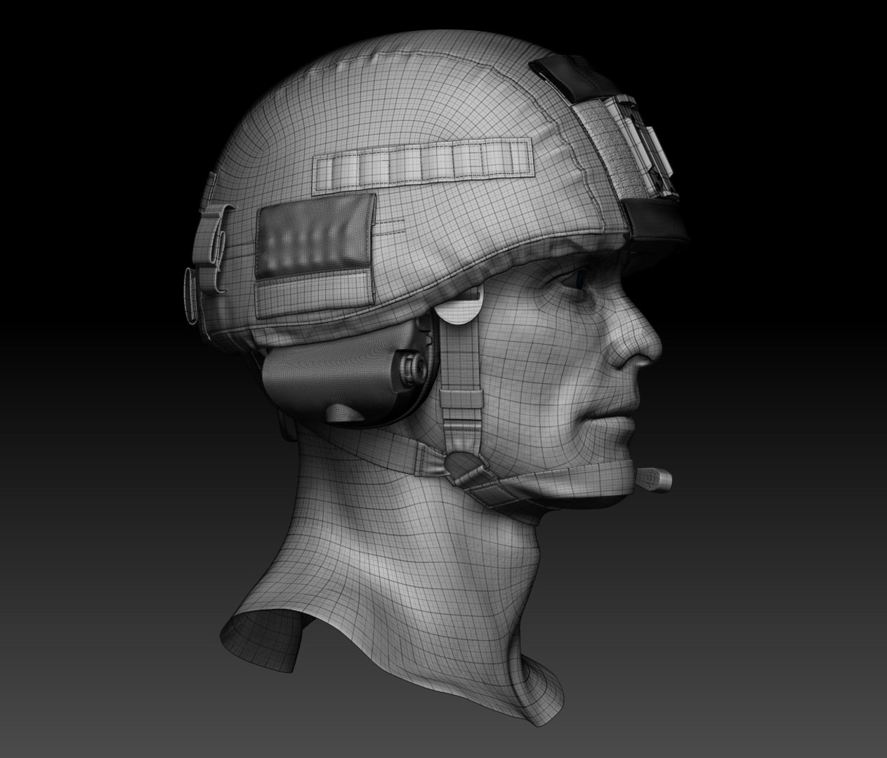 Russian Special Forces Helmet 3D Model - TurboSquid 1216008