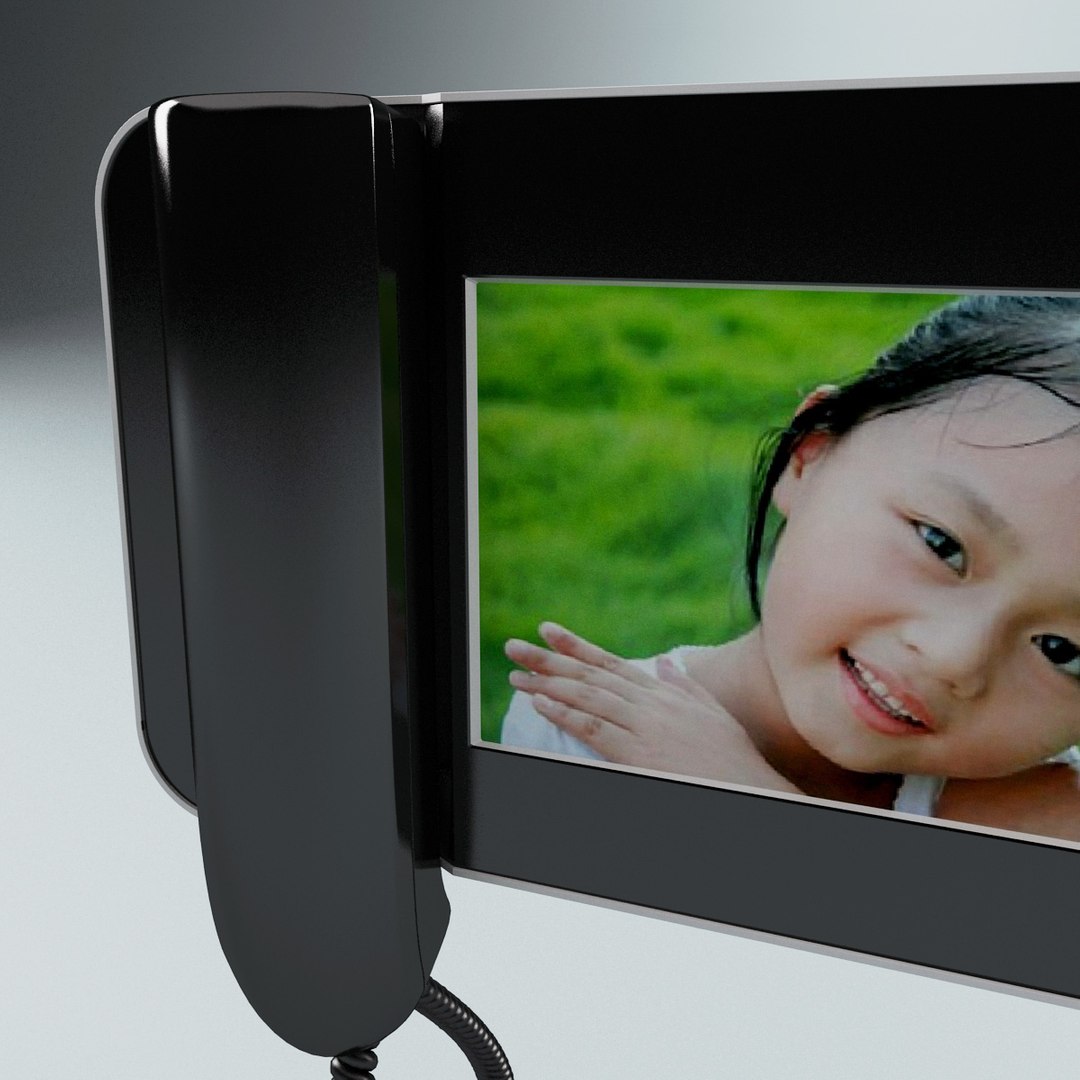 Intercoms Set Video 3d Model