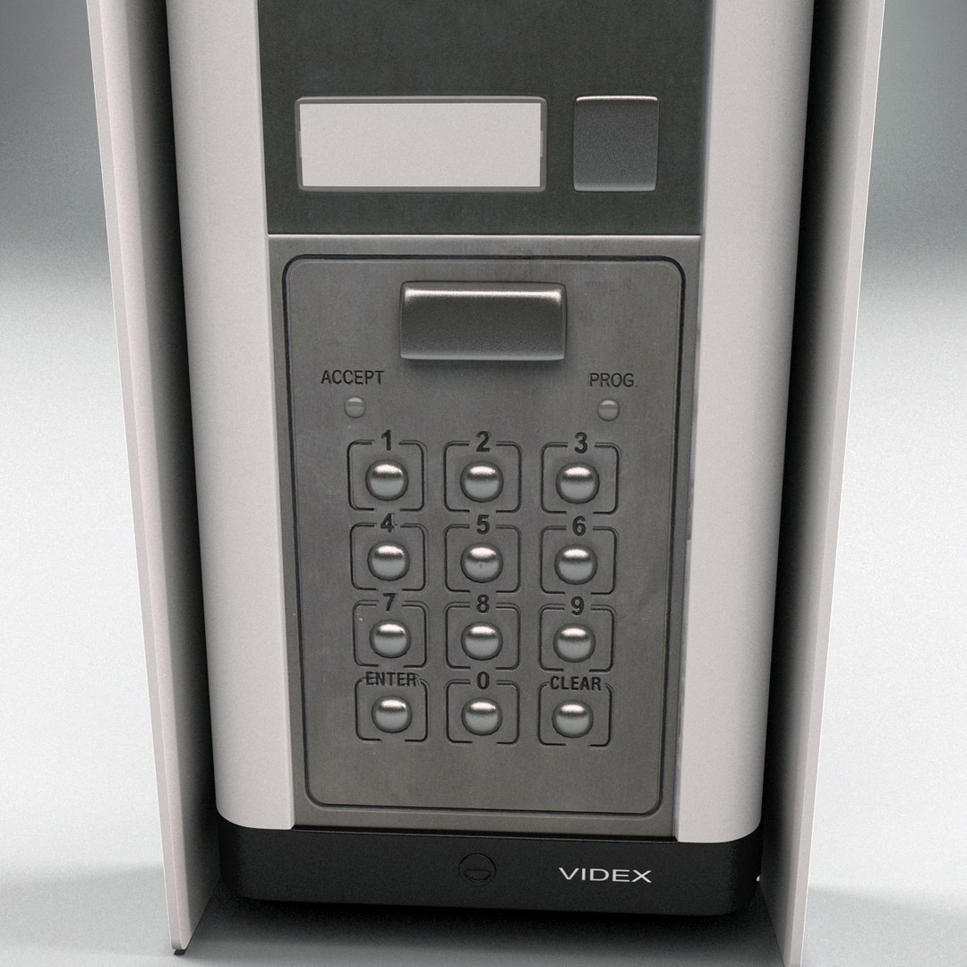Intercoms Set Video 3d Model
