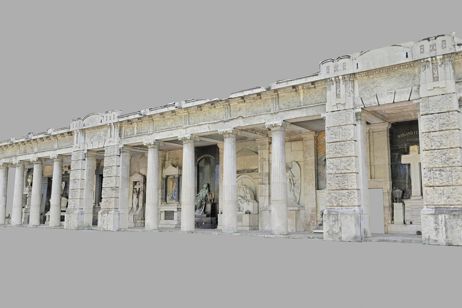 3D Cemetery Mausoleum - TurboSquid 1617900