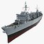 Uss Support Ship Sacramento 3d Max