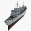 Uss Support Ship Sacramento 3d Max