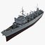 Uss Support Ship Sacramento 3d Max