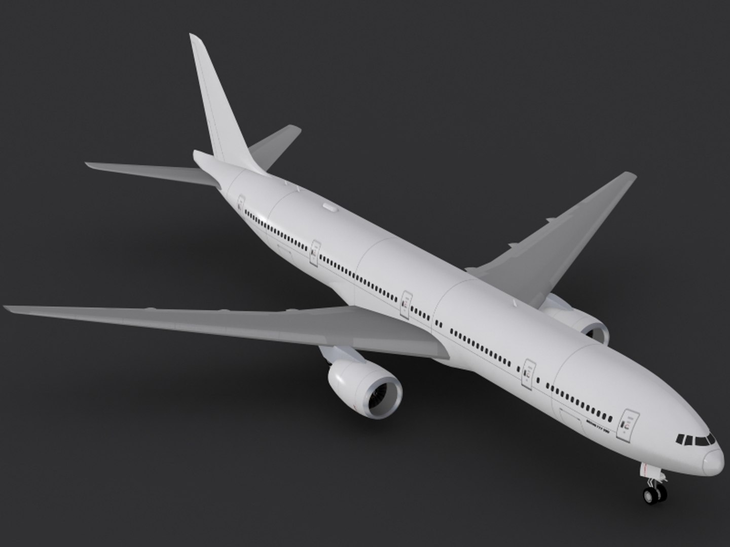 3d model b 777-300 er 777