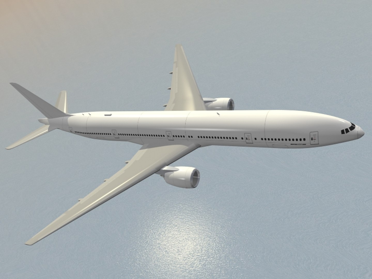 3d model b 777-300 er 777