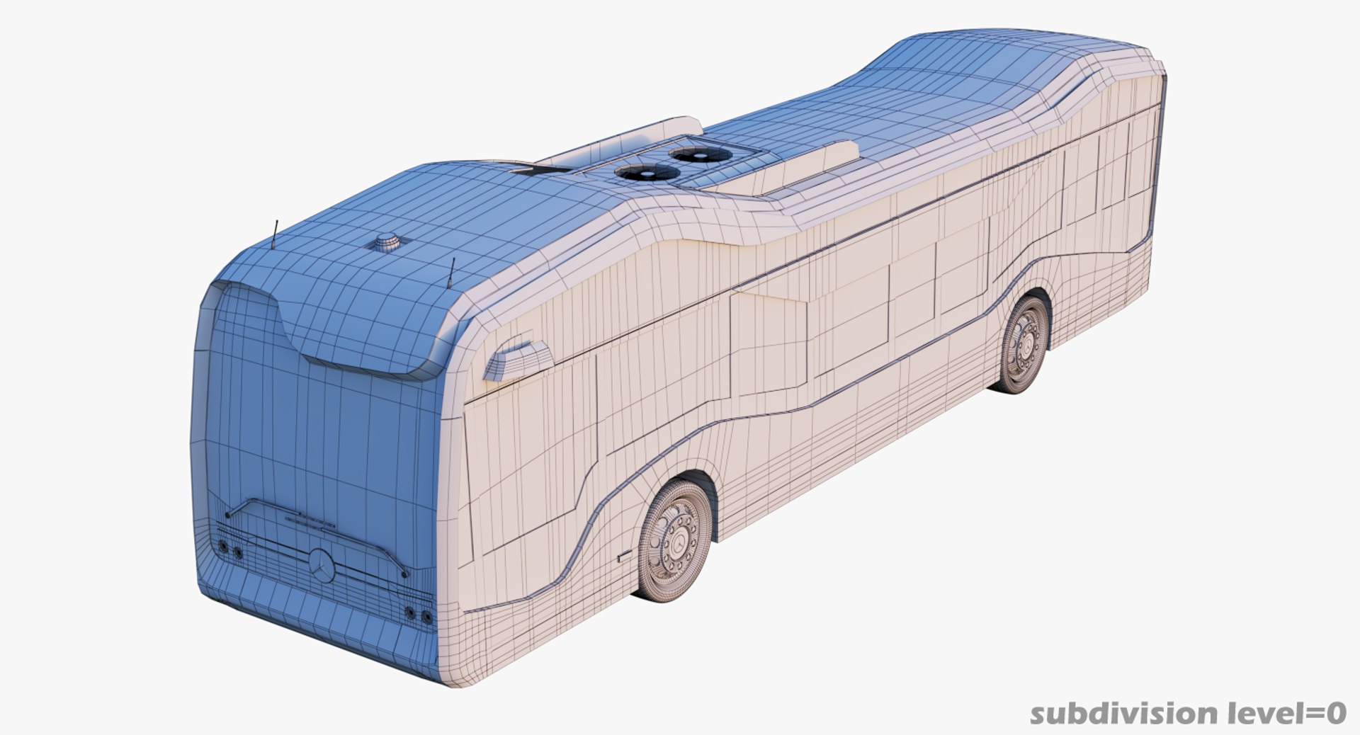 3D mercedes benz future bus - TurboSquid 1266689