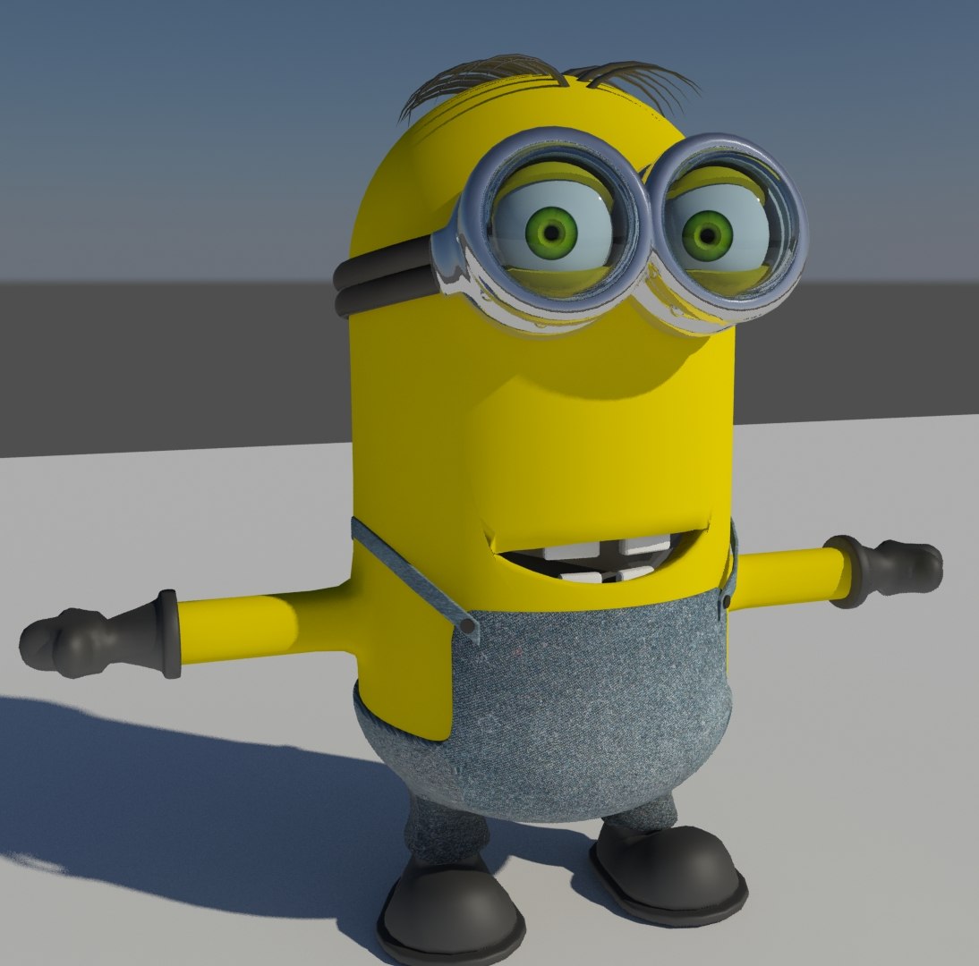 Tall Minion 3d 3ds