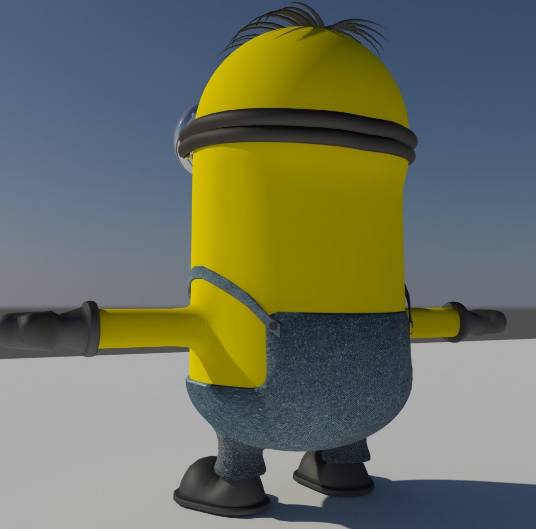 Tall Minion 3d 3ds