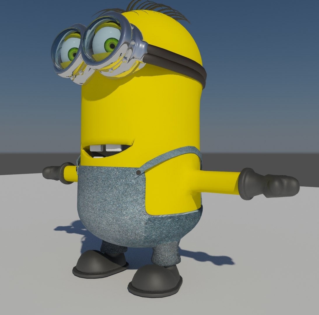 Tall Minion 3d 3ds