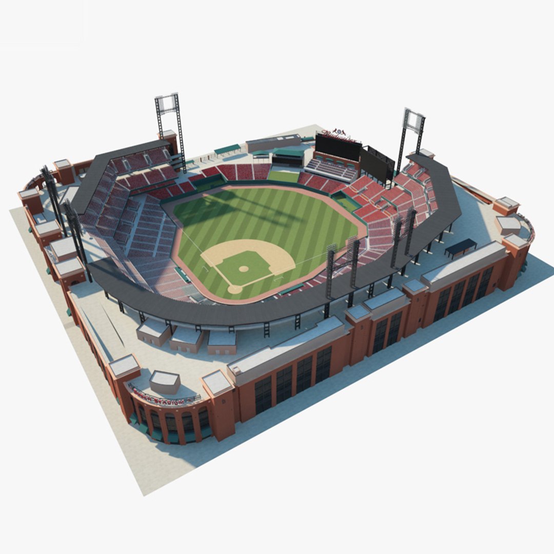 3D stadium busch st model - TurboSquid 1656162