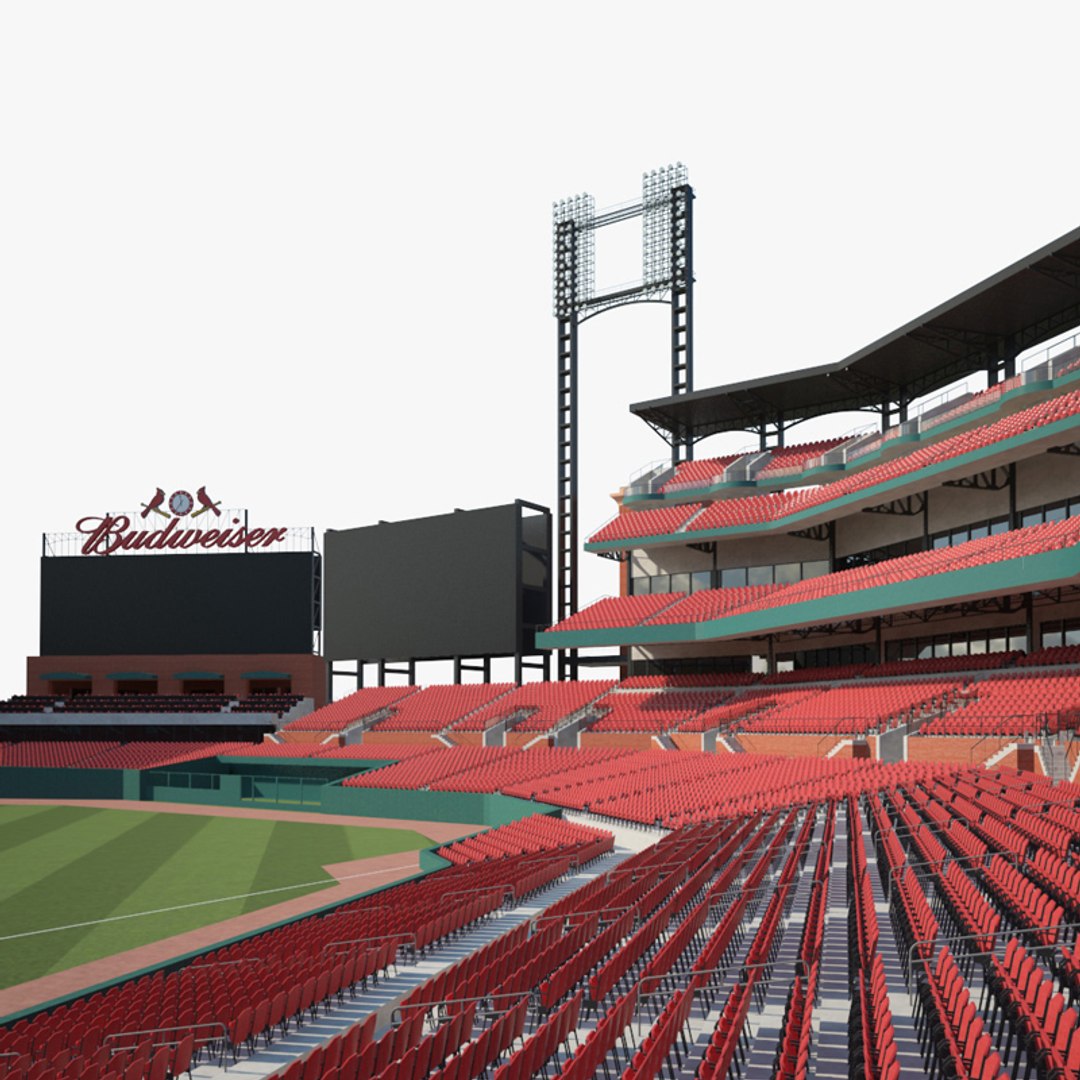 3D stadium busch st model - TurboSquid 1656162