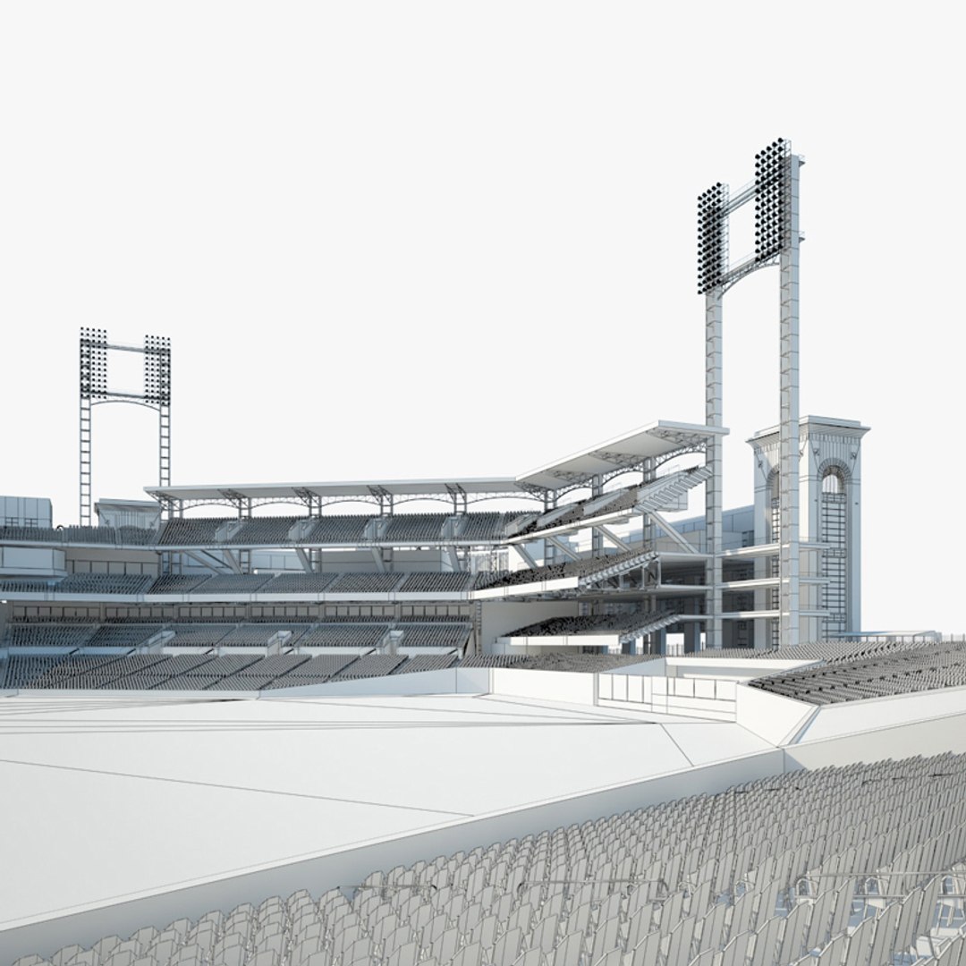 3D stadium busch st model - TurboSquid 1656162