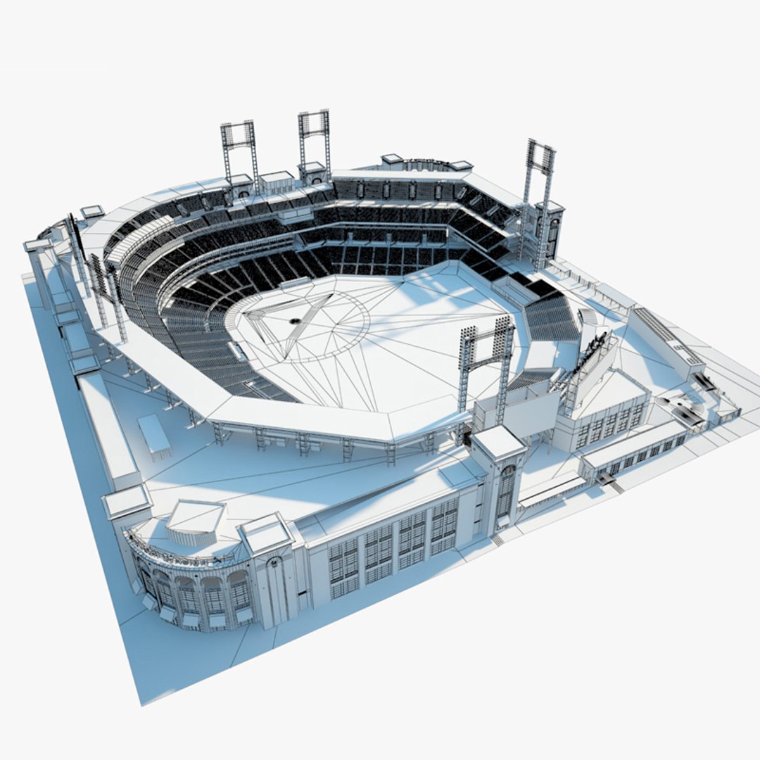 3D stadium busch st model - TurboSquid 1656162