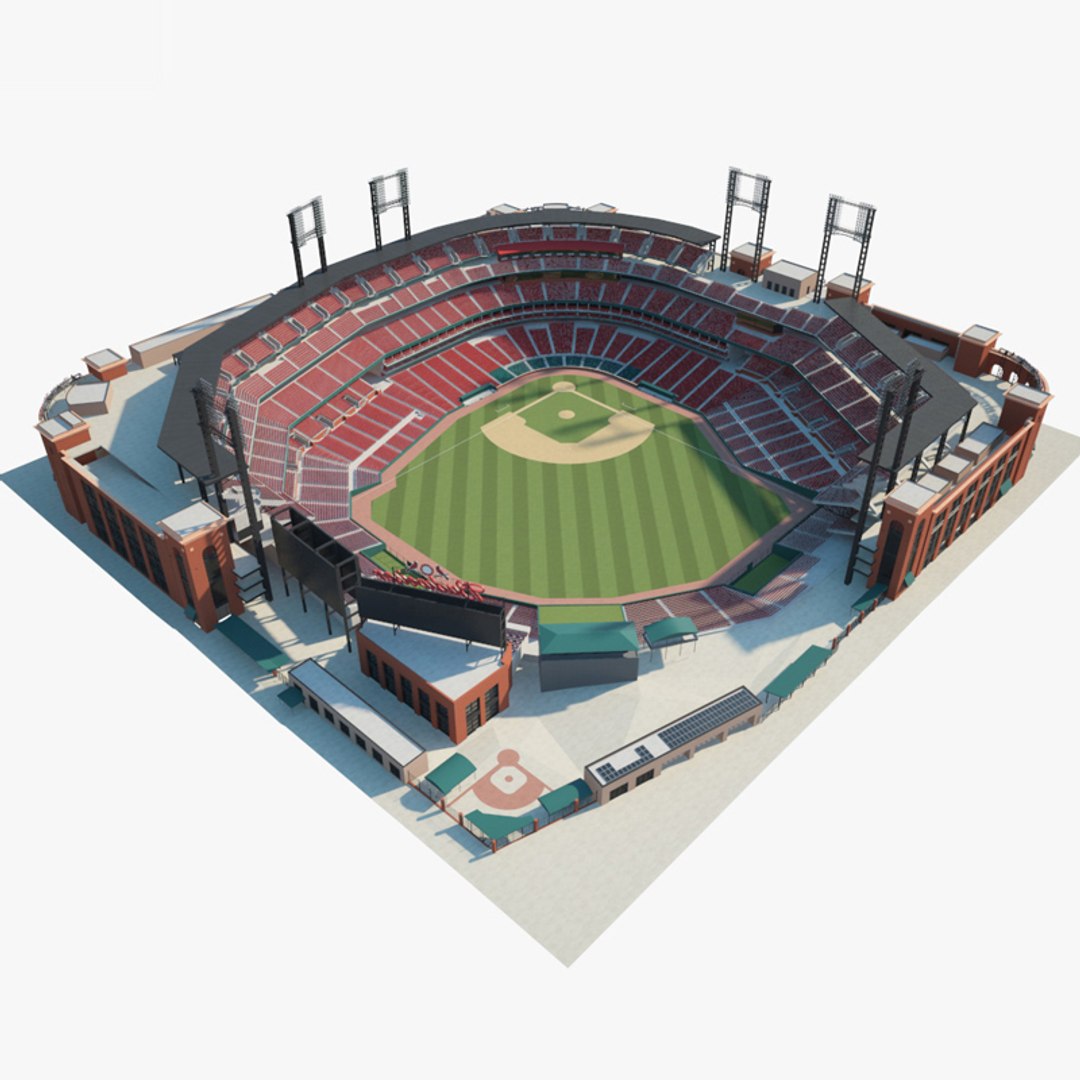 3D stadium busch st model - TurboSquid 1656162