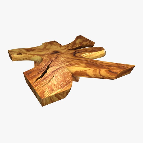 wood table chamcha slice 3d obj