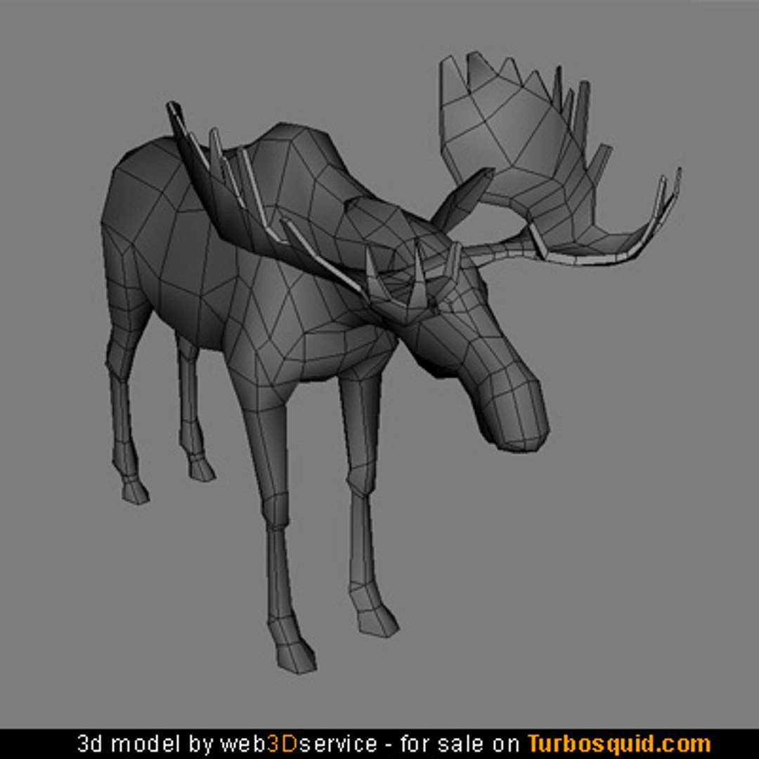 Moose Real Time 3d Model