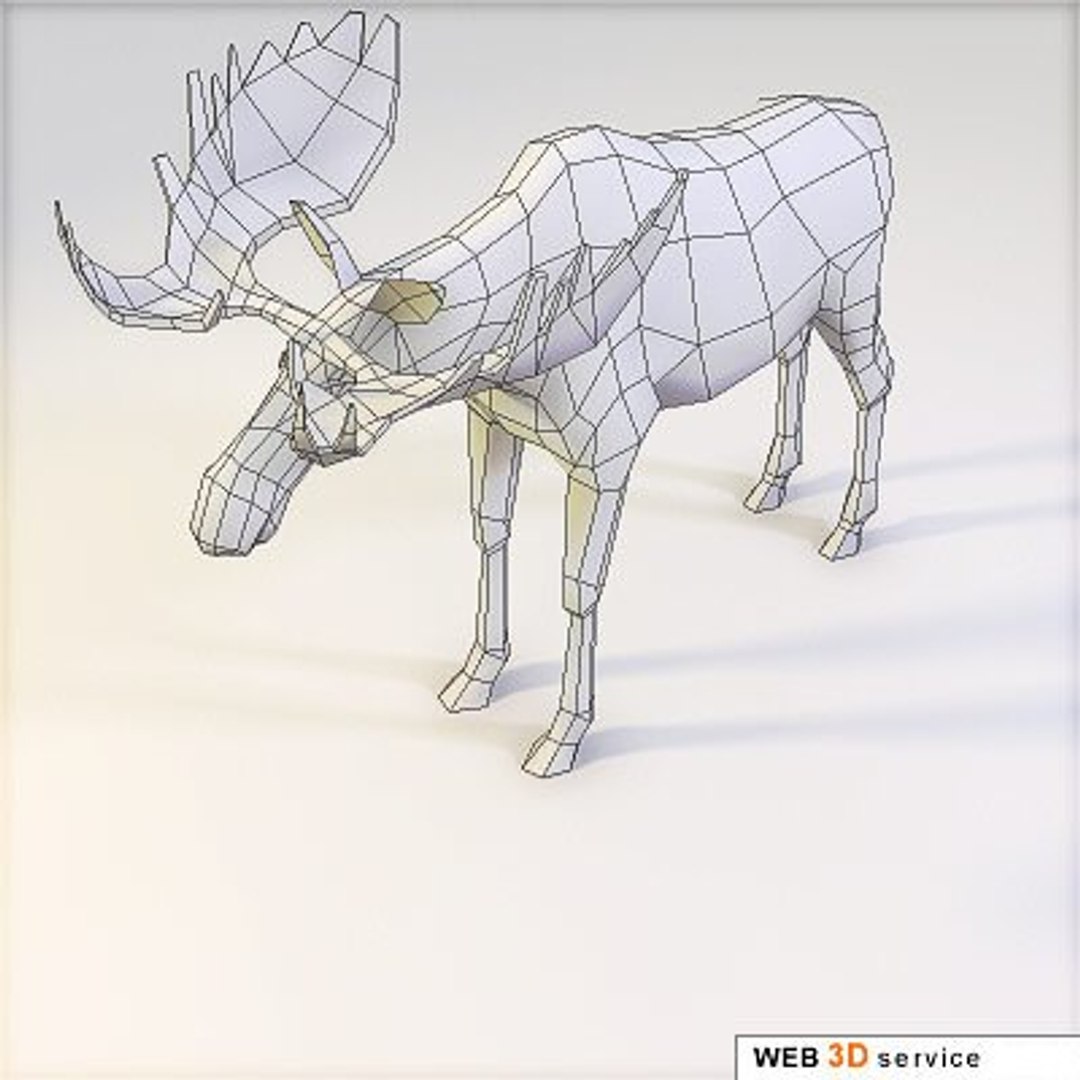 Moose Real Time 3d Model