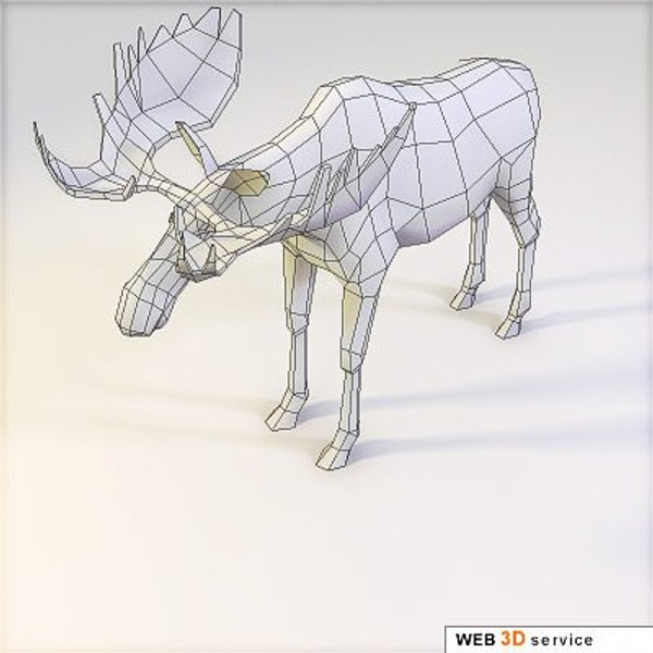 moose real time 3d model