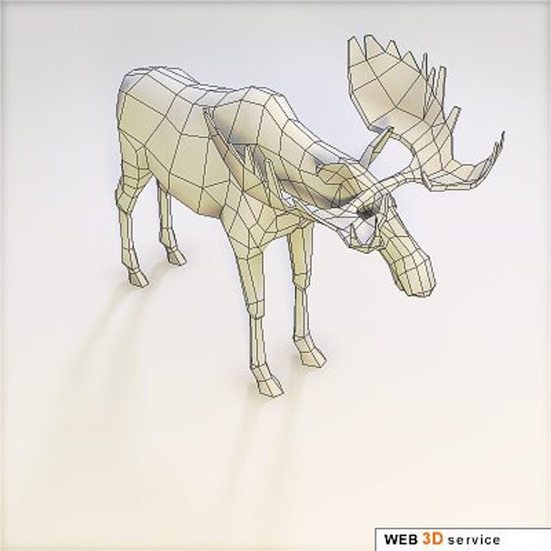 Moose Real Time 3d Model