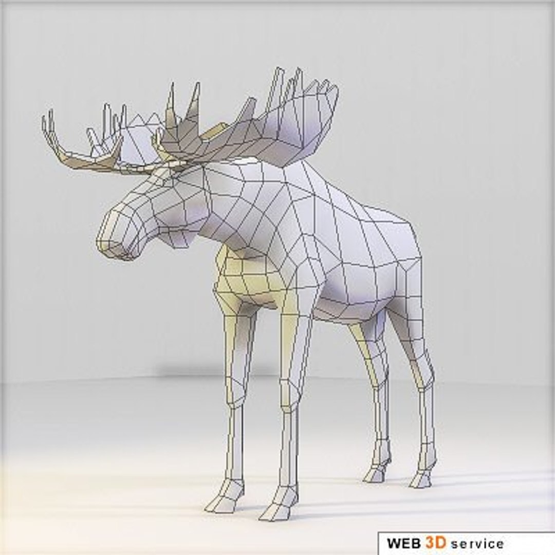 Moose Real Time 3d Model