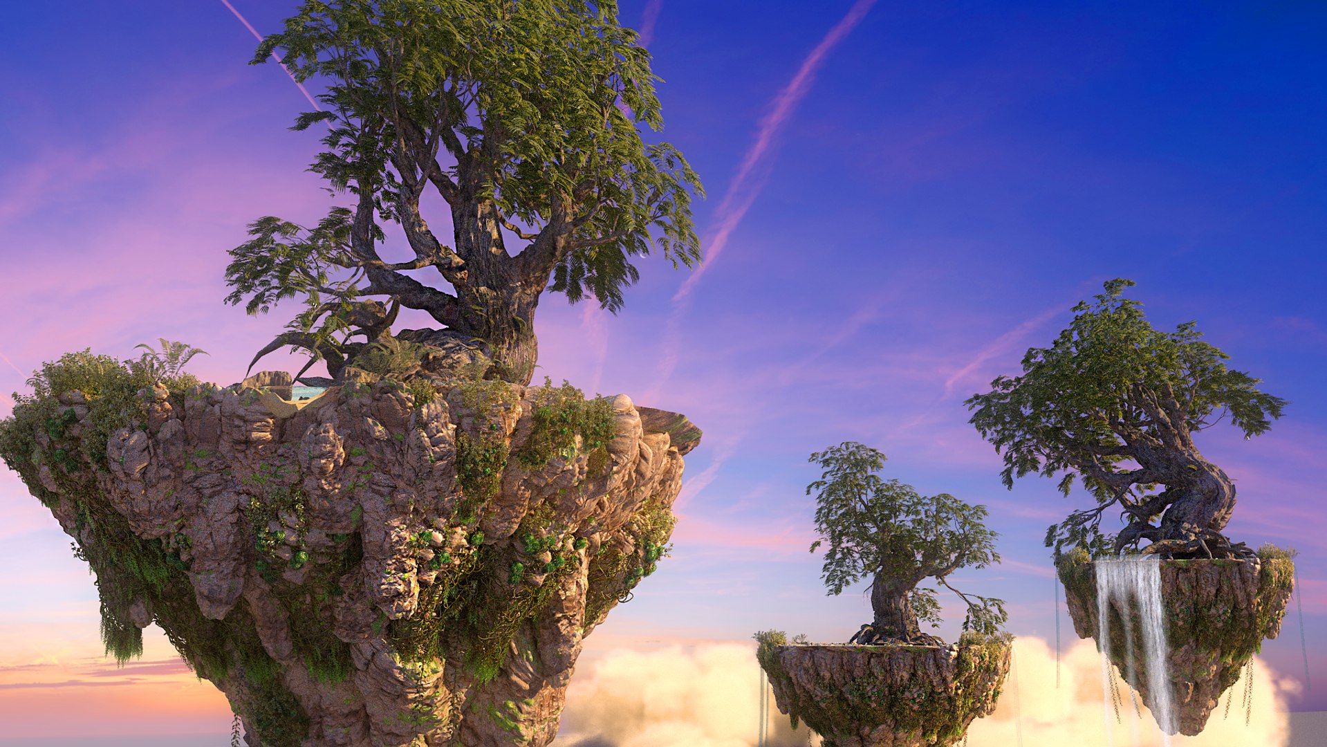 3D sky palace hd model - TurboSquid 1539820