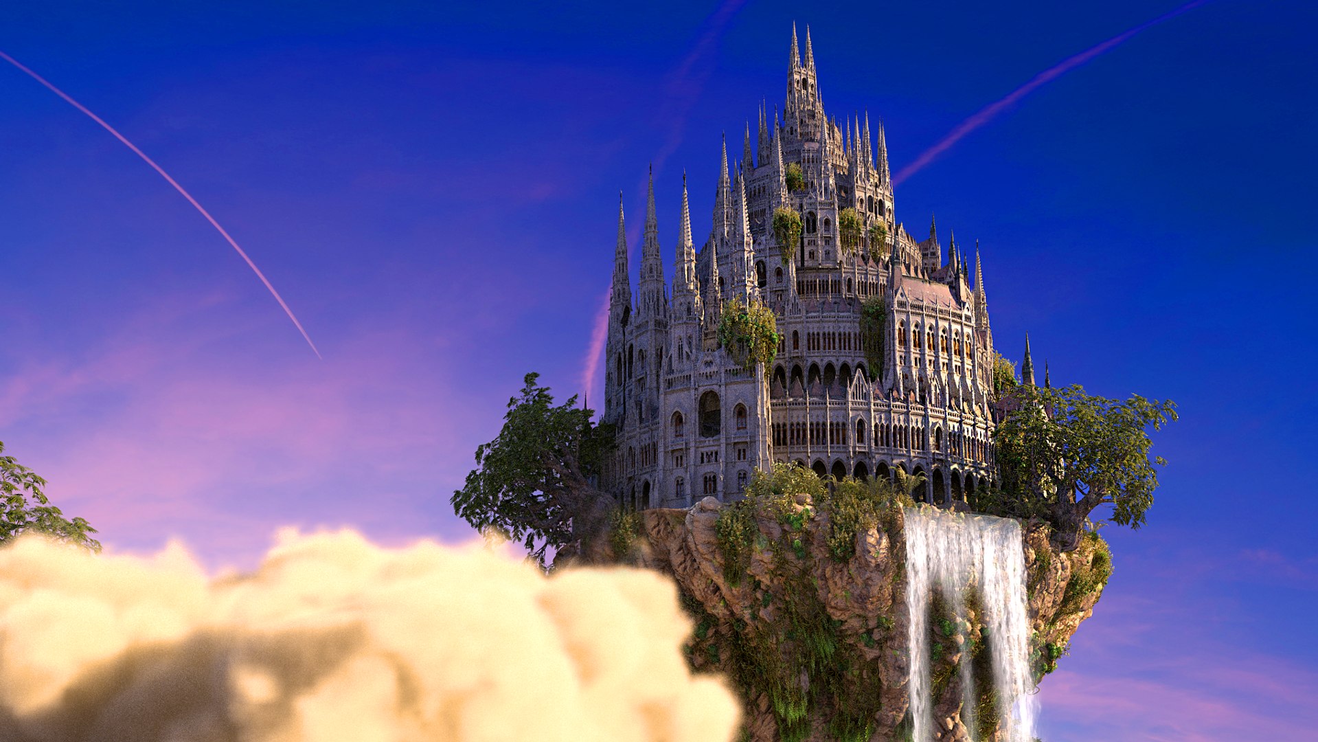 3D sky palace hd model - TurboSquid 1539820