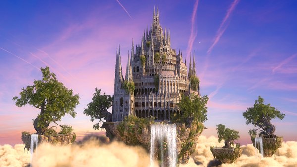 3D sky palace hd model - TurboSquid 1539820