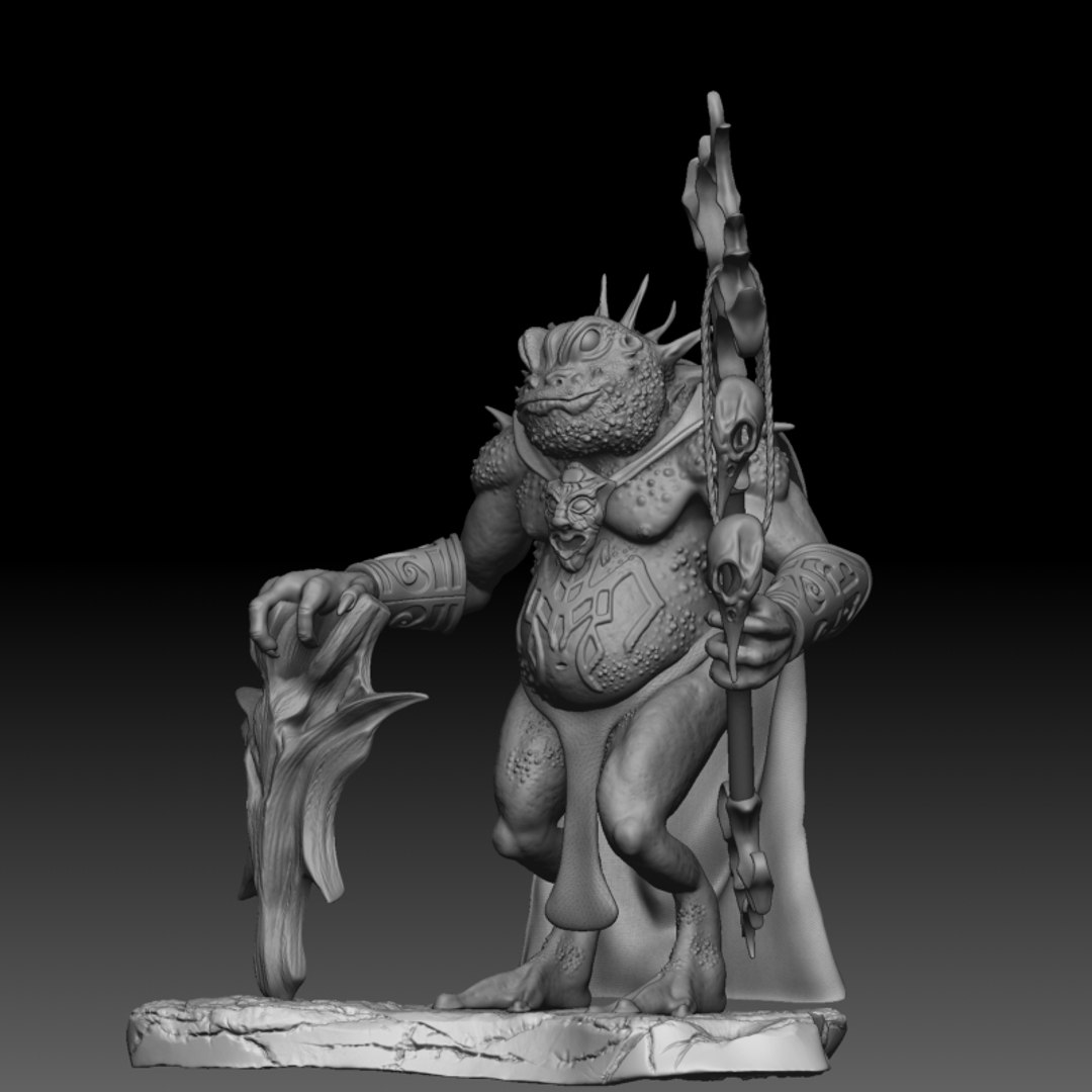 Toad Warrior 3D Model - TurboSquid 1178789