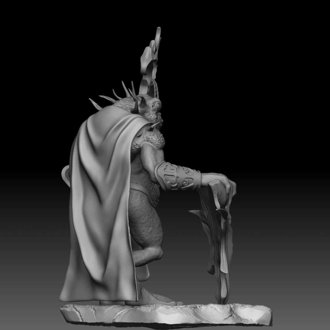 Toad Warrior 3D Model - TurboSquid 1178789