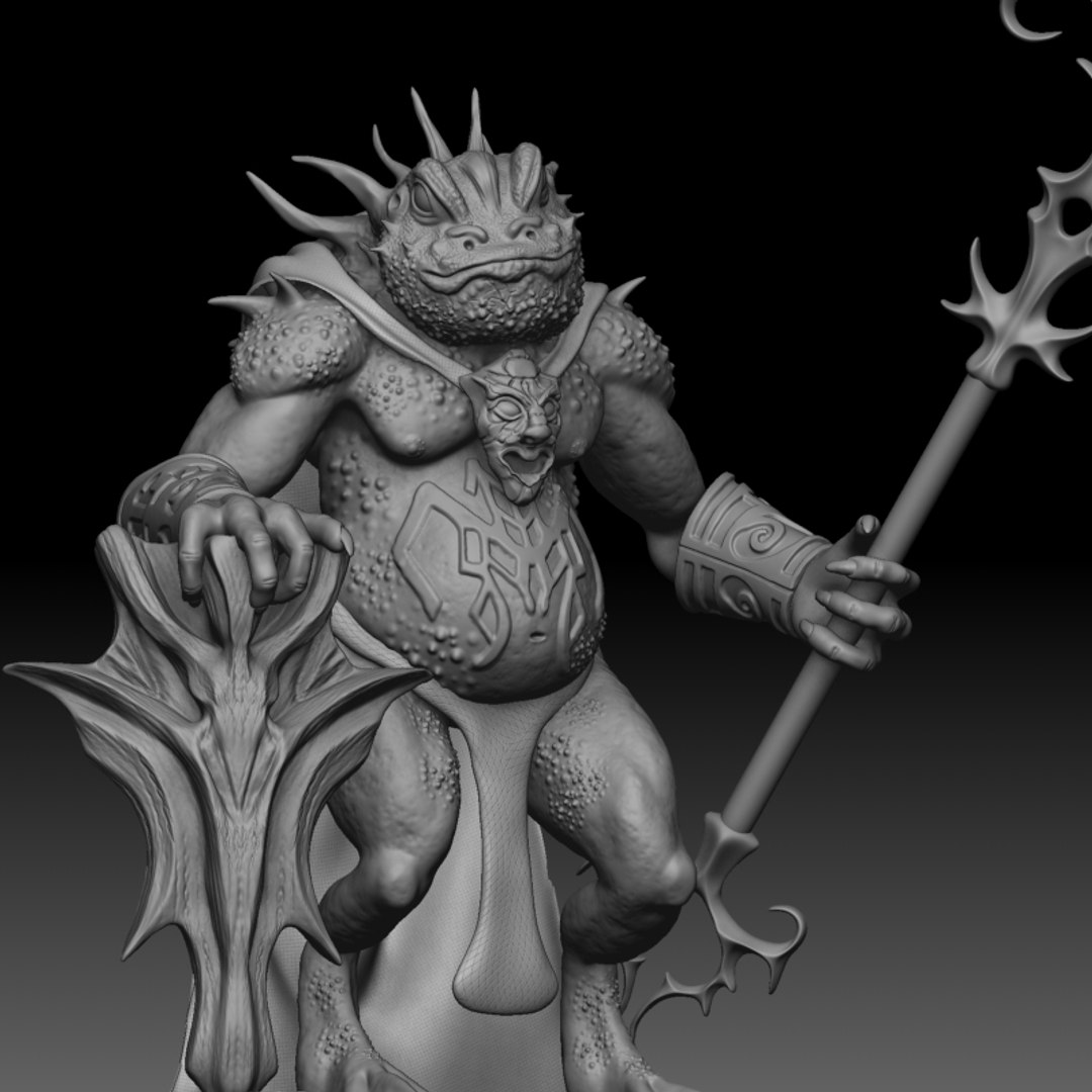 Toad Warrior 3D Model - TurboSquid 1178789