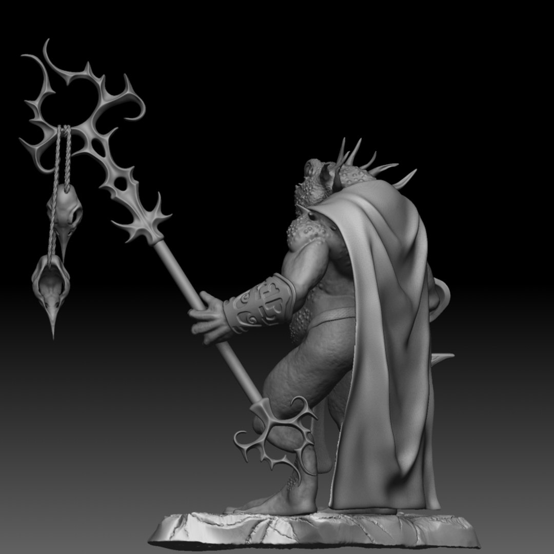 Toad Warrior 3D Model - TurboSquid 1178789