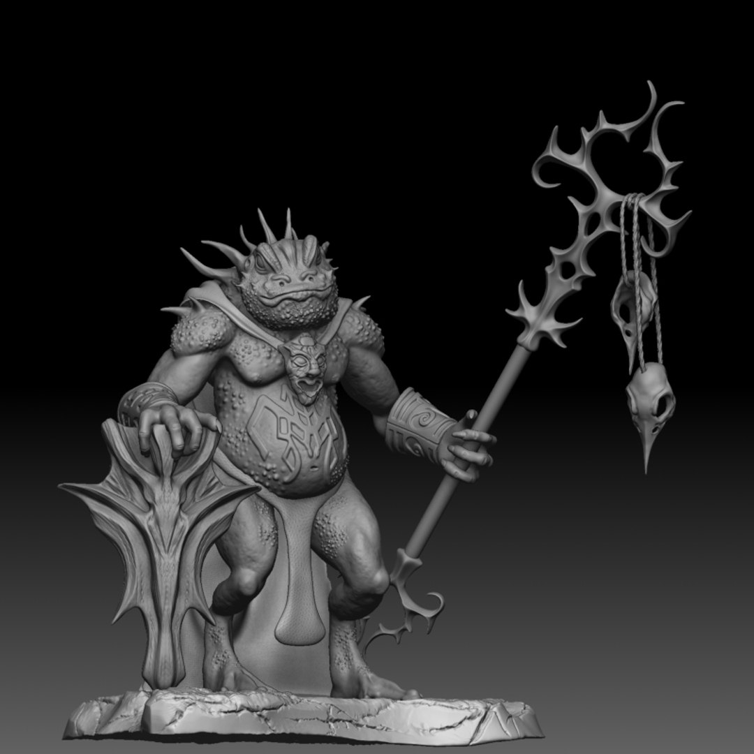 Toad Warrior 3D Model - TurboSquid 1178789