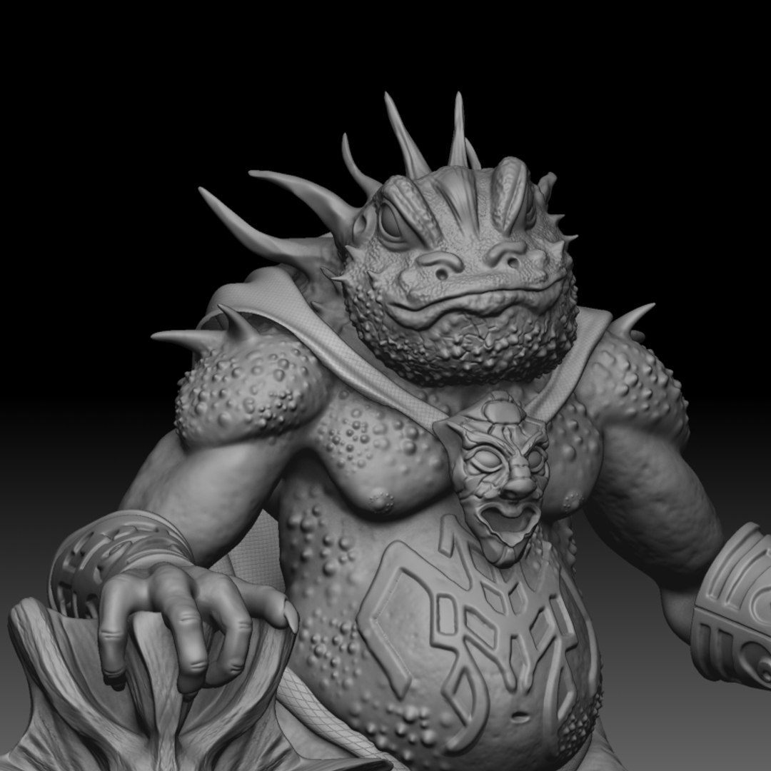 Toad Warrior 3D Model - TurboSquid 1178789