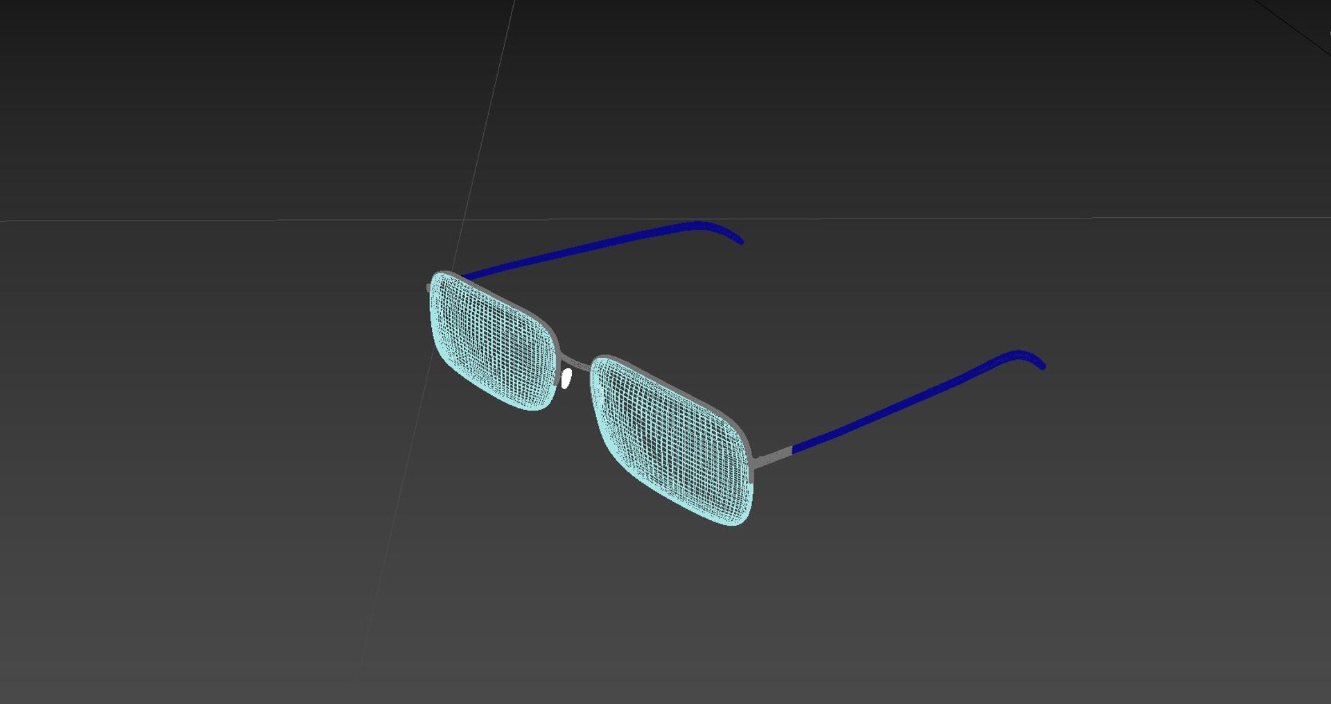 3D glasses metal frame v-ray - TurboSquid 1501246