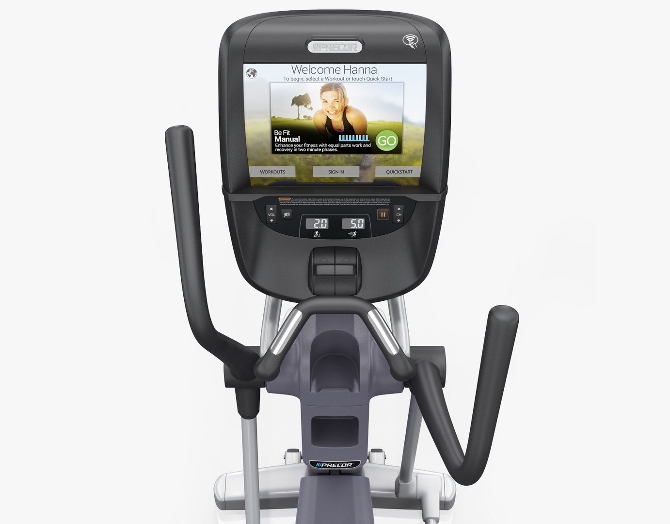 Precor Efx 885 Elliptical 3D - TurboSquid 1225358