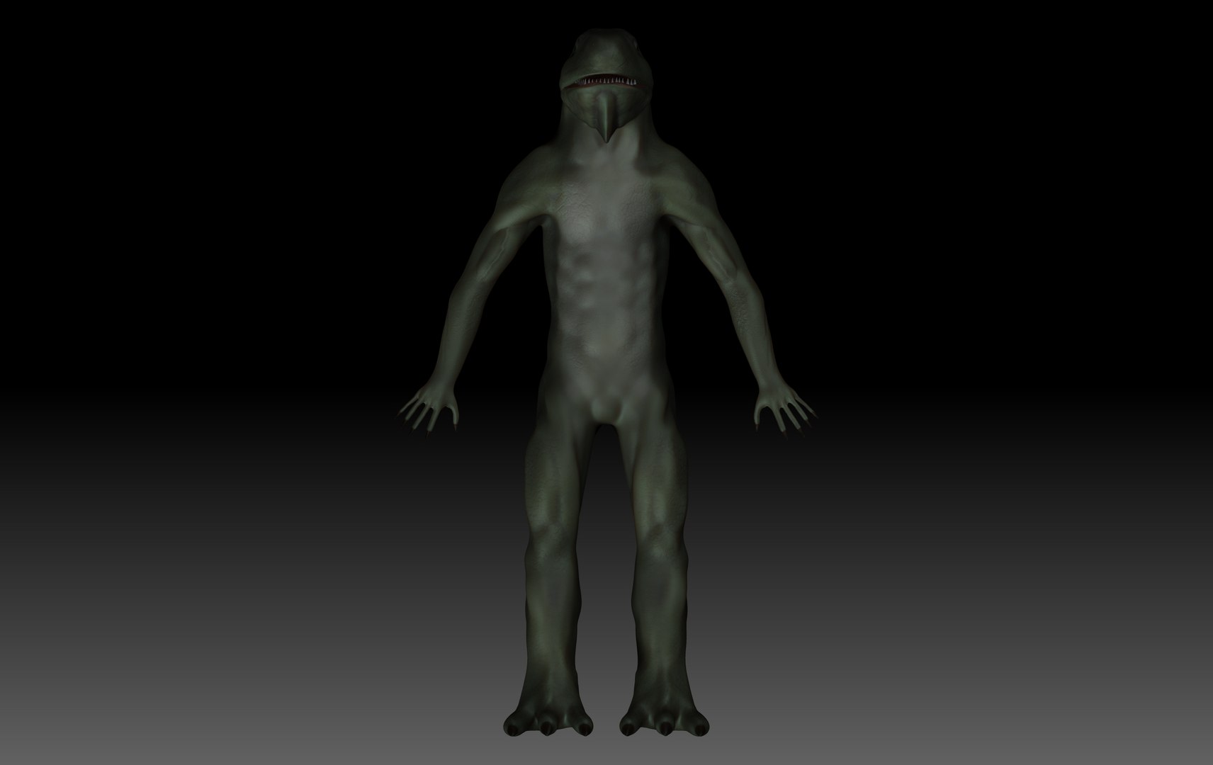 Free Hybrid Polys Character 3d Model