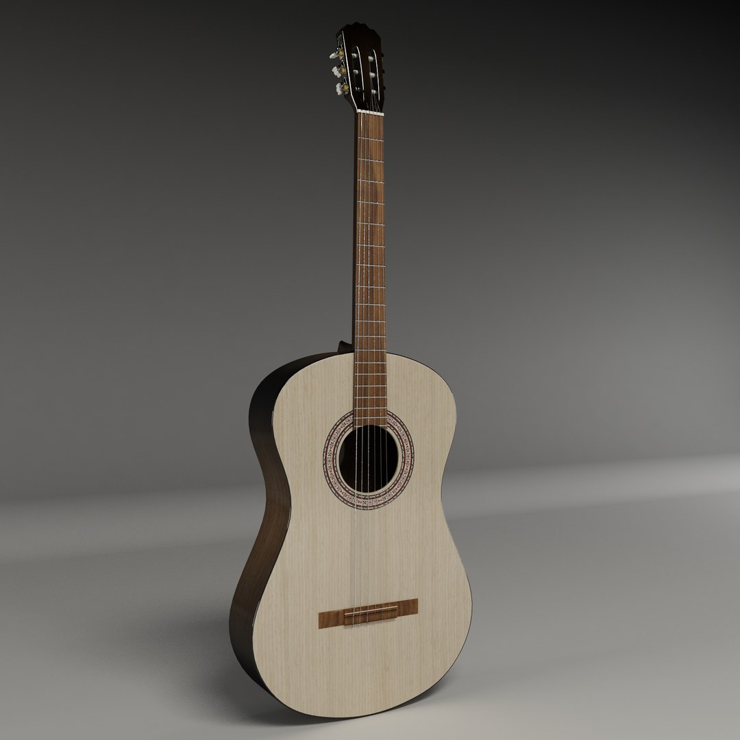 3d model guitar