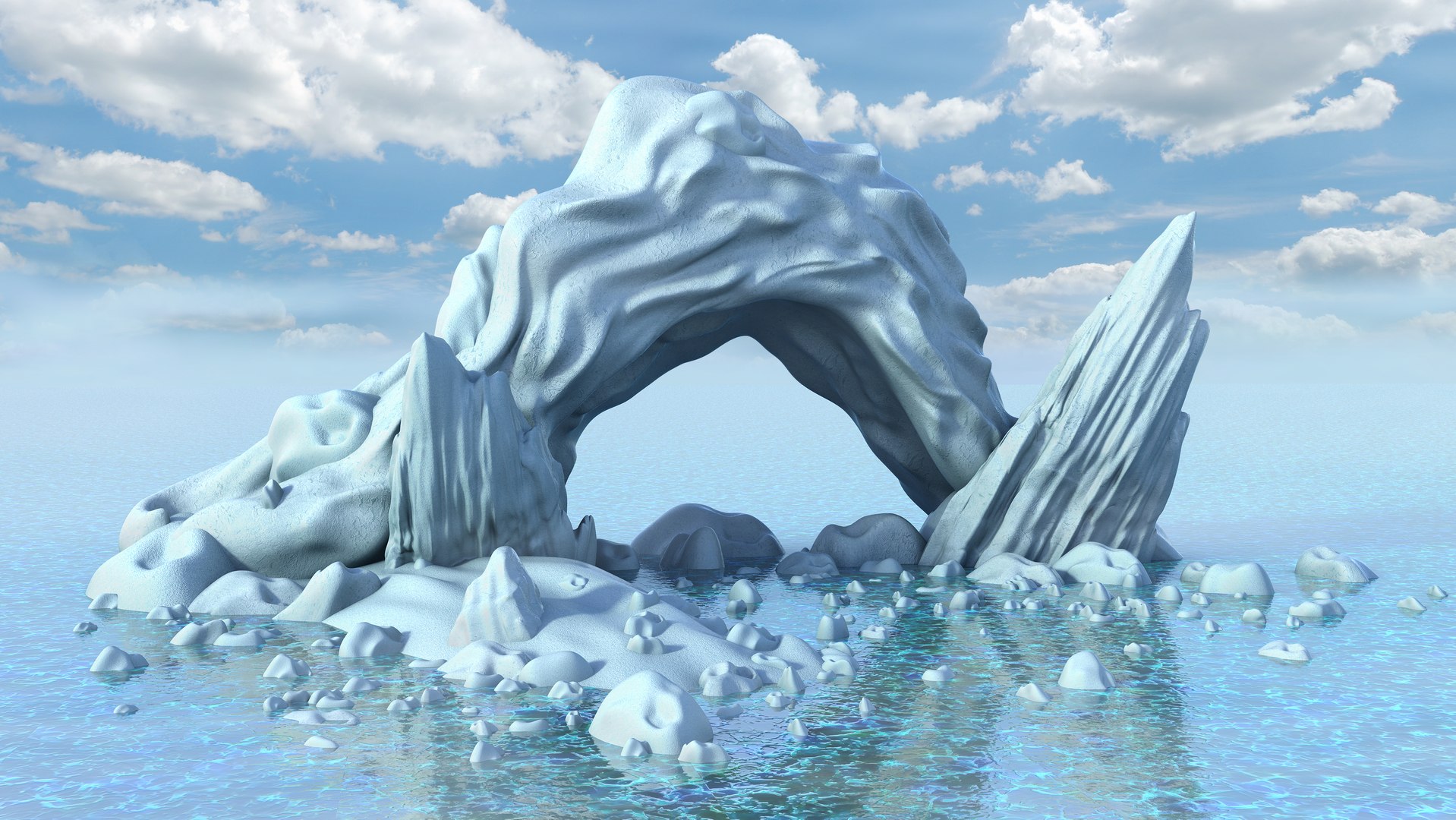 Ice Iceberg Model - TurboSquid 1406100