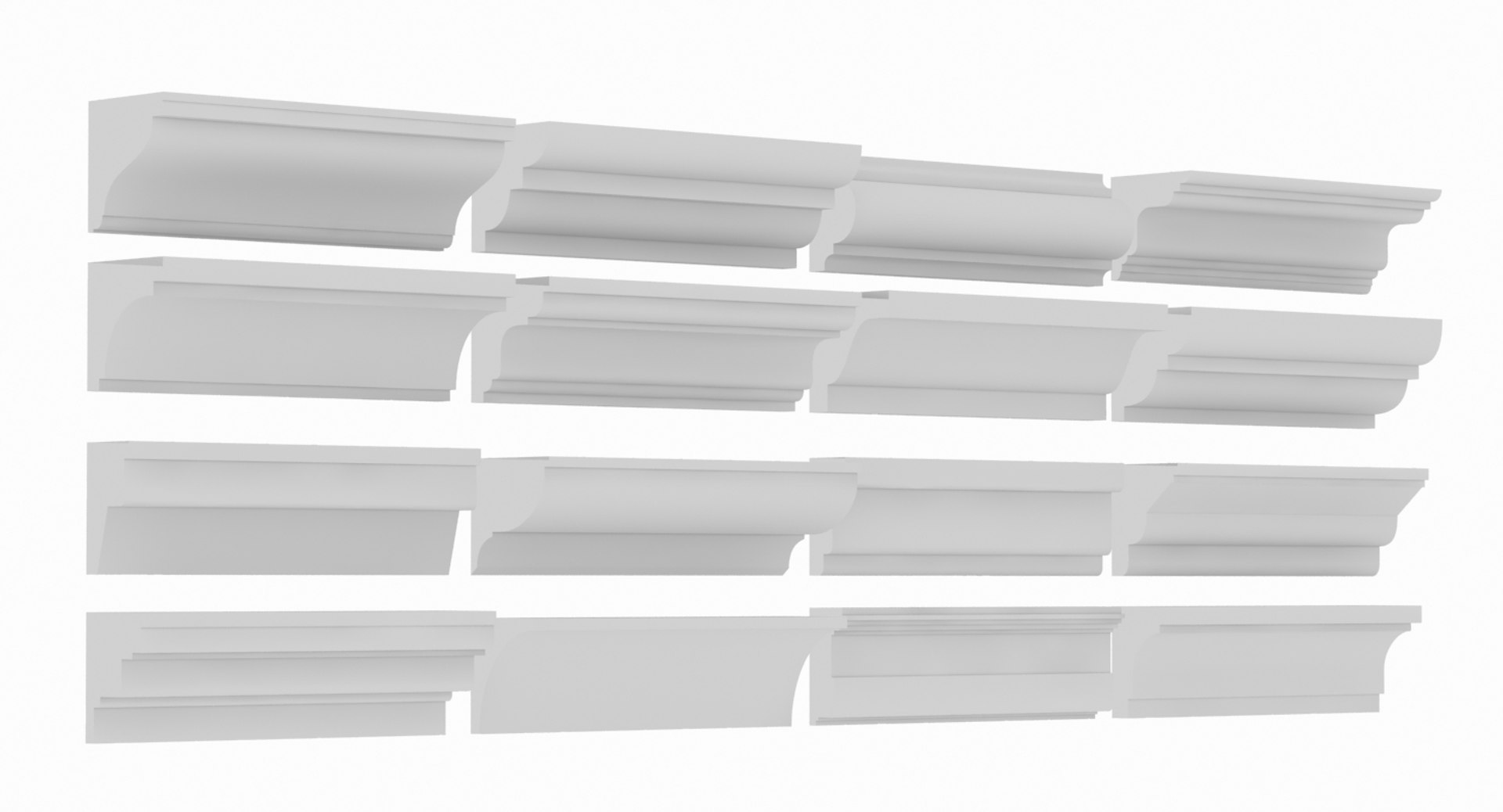 Cornice pack 1 model - TurboSquid 1490939