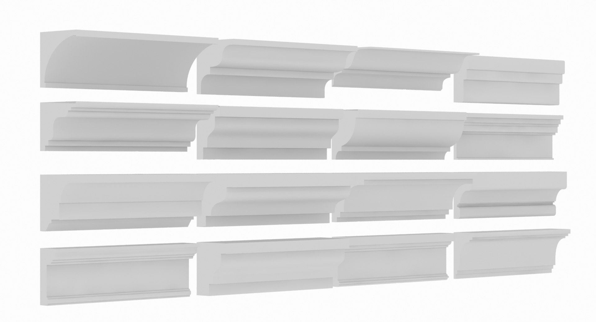 Cornice pack 1 model - TurboSquid 1490939