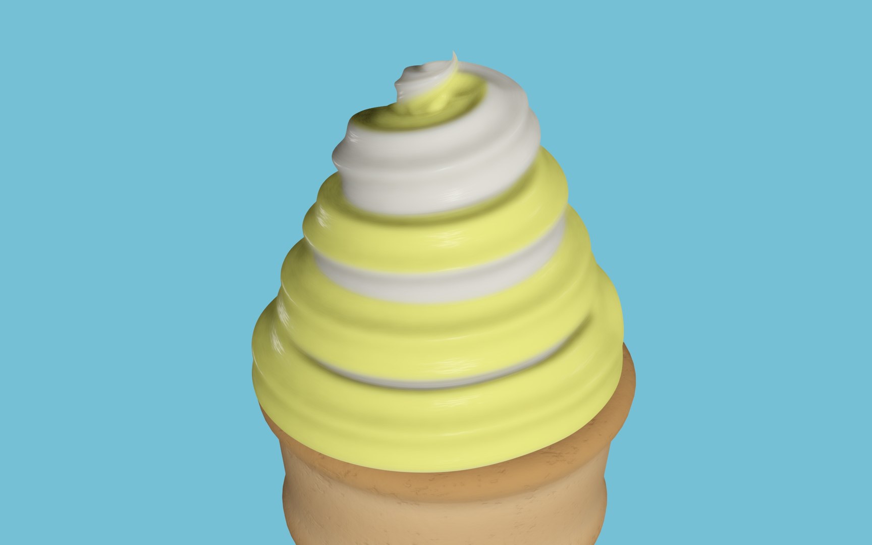 3D 3D Realistic Ice Cream 5 Colors PBR - TurboSquid 1741123