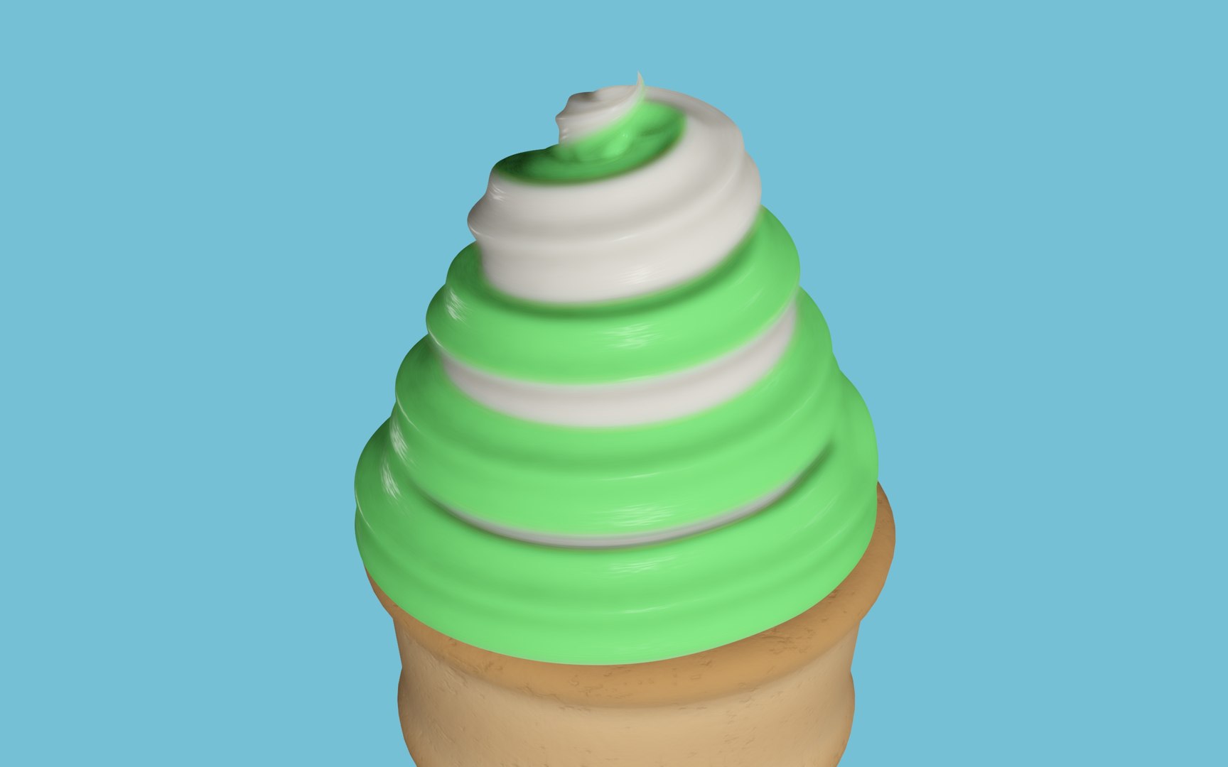 3D 3D Realistic Ice Cream 5 Colors PBR - TurboSquid 1741123