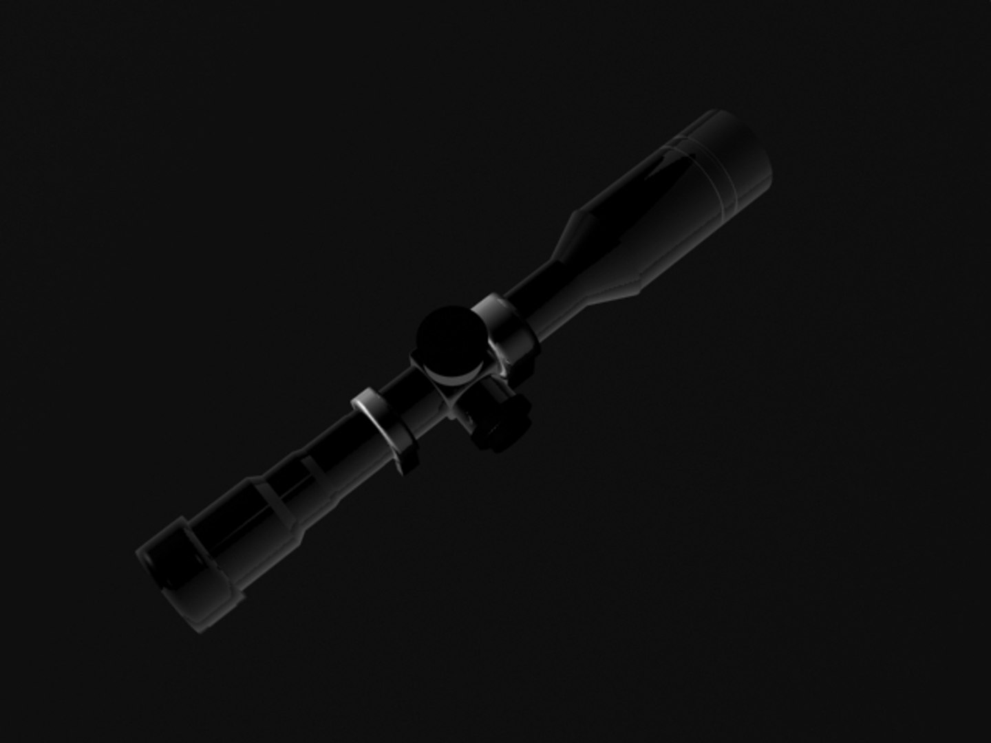 Free 3ds Model X16 Scope