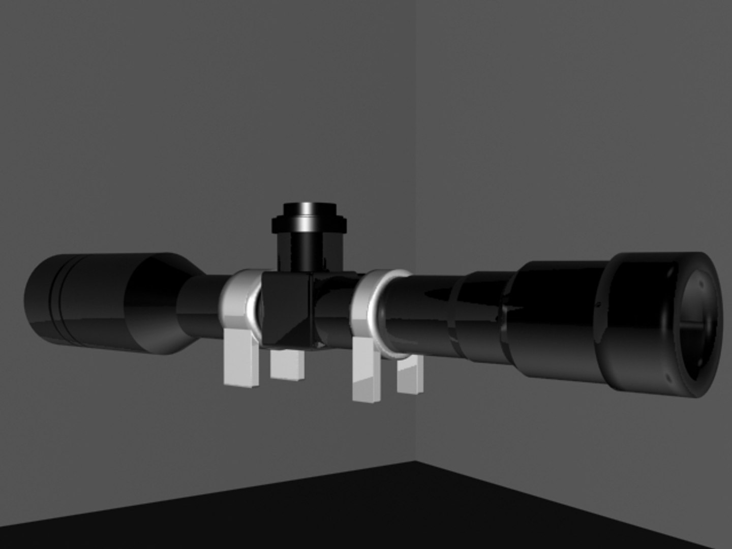 Free 3ds Model X16 Scope