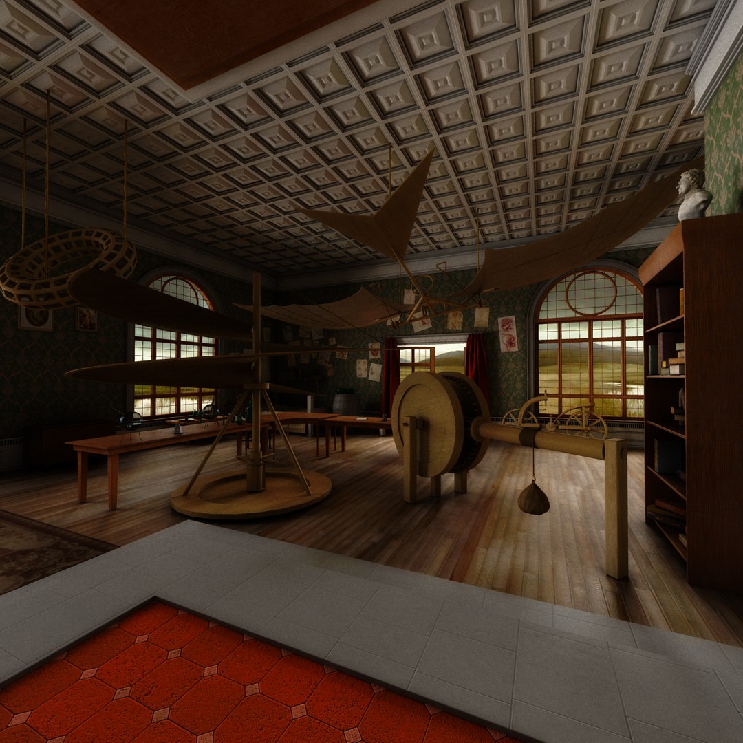 3D Leonardo Da Vinci Laboratory - TurboSquid 1204132