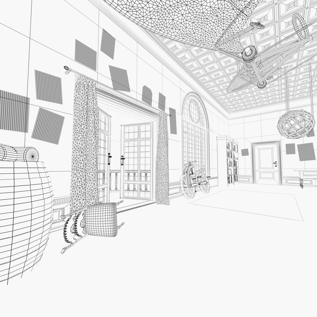 3D Leonardo Da Vinci Laboratory - TurboSquid 1204132